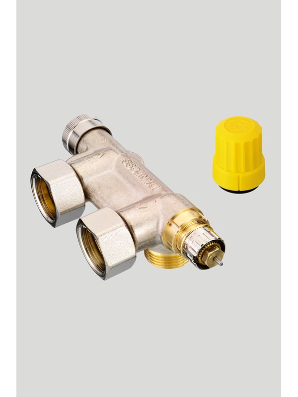 DANFOSS H-ventil dvocevni Danfoss VHS, kotni, termostatski, za ...