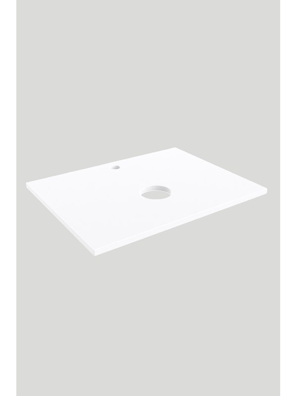 CONCEPTO+ 61 Plošča za umivalnik Concepto+ Stone Glass A, 61x47x1,8 cm ...